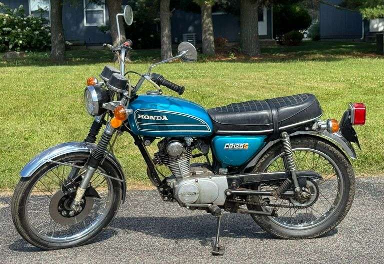 1975 Honda CB125S Motorcycle - Kraft Auction Service, LLC