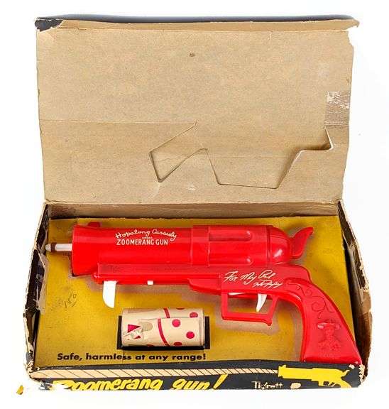 Tigrett Hopalong Cassidy Zoomerang Gun In Box - Kraft Auction Service, LLC