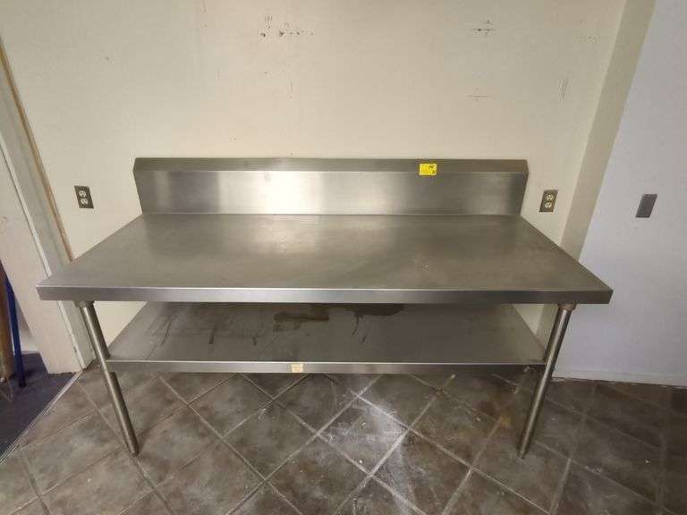 Stainless Steel Commercial Prep Table - Kraft Auction Service, LLC