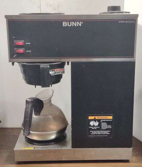 Bunn Two-Burner Pourover Coffee Brewer - Kraft Auction Service, LLC