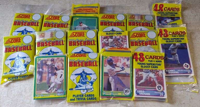 Score 1990 MLB Trading Cards - Kraft Auction Service, LLC