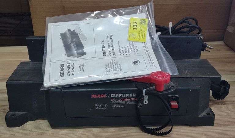 Craftsman Bench Top Jointer-Planer - Kraft Auction Service, LLC