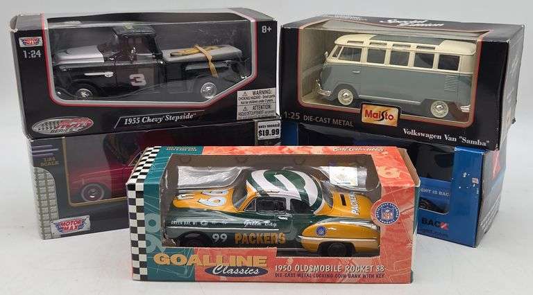 (D) (5) Motor Max Car Models and More - Kraft Auction Service, LLC