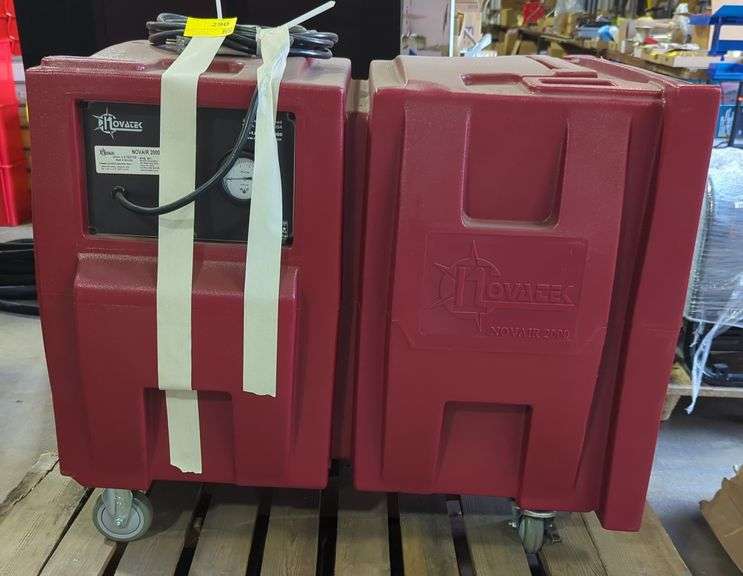 Novatek Novair 2000 Mobile Negative Air HEPA Filtration Machine - Kraft ...