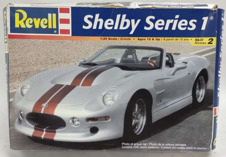 Revell 1:25 Shelby Series 1 Model Kit Unbuilt In Box / Not Checked For ...