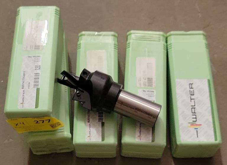 Set Of Four Walter Milling Cutter Heads - Kraft Auction Service, LLC