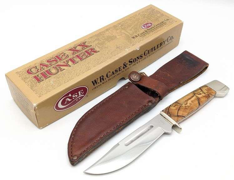 2003 Case XX Mammoth Tusk Slab Side Hunter 647-5 w/ Sheath & Box ...