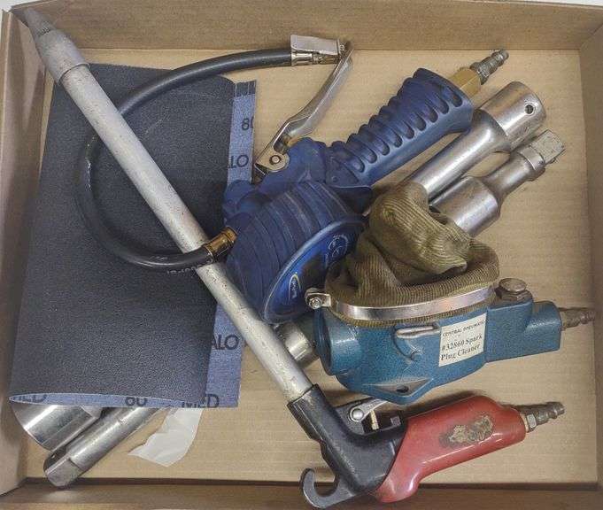 Plug Cleaner, Sanding Sheet, Drive Air Ratchet, & More - Kraft Auction ...