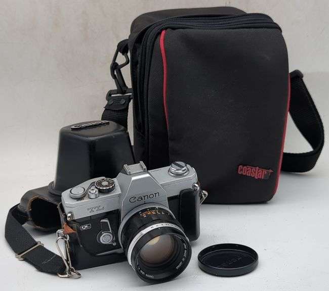 (XY) Canon TL Camera w/Case. - Kraft Auction Service, LLC