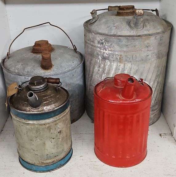 Various Galvanized Steel Cans - Kraft Auction Service, LLC