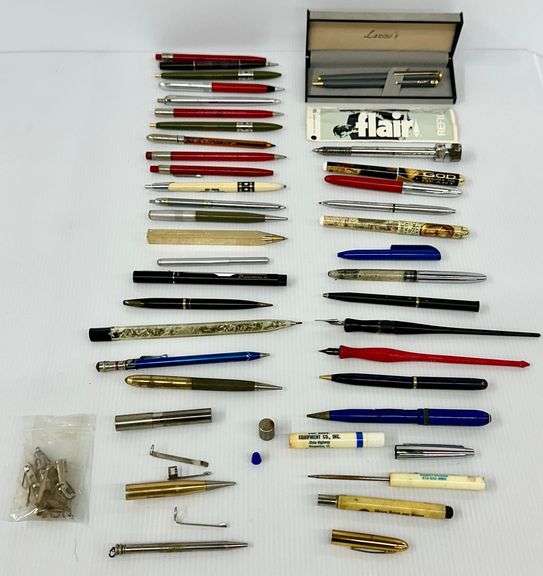 (D) Retractable Business Advertising Ball Point Pens, Lavino’s, And ...