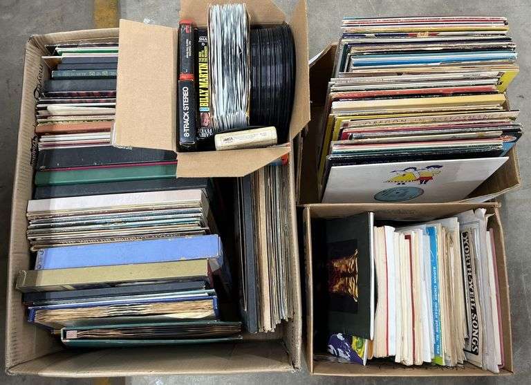 (AV) Box Lot Of Vinyl Records And Sheet Music - Kraft Auction Service, LLC