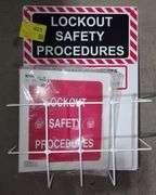 Lockout Safety Procedures Sign & Binder - Kraft Auction Service, LLC