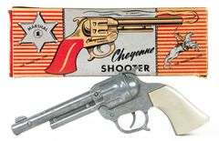 Hamilton Line Cheyenne Shooter Cap Gun w/ Box - Kraft Auction Service, LLC