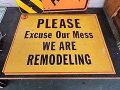 Lot Of Sign's. Advertisement & Warning. - Kraft Auction Service, LLC