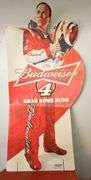 Budweiser Cardboard Cut Out/Display. - Kraft Auction Service, LLC
