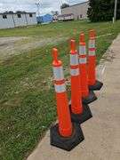 (4) Plastic Safety Pole's. - Kraft Auction Service, LLC