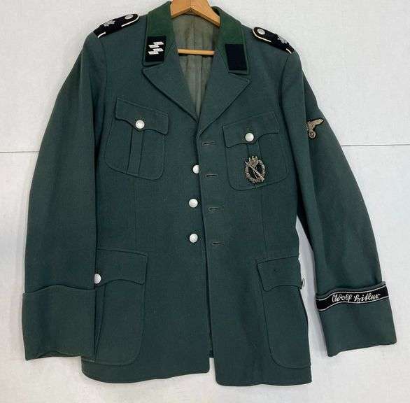Replica WWII German SS Uniform Coat - Kraft Auction Service, LLC