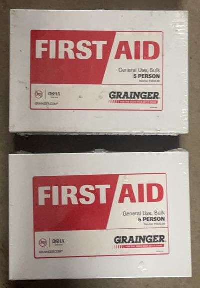 Grainger First Aid Kits - Kraft Auction Service, LLC