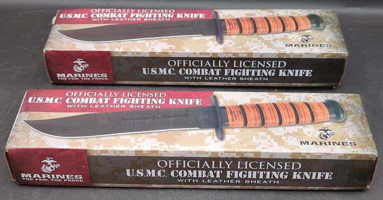 (D) Combat Fighting Knife - Kraft Auction Service, LLC