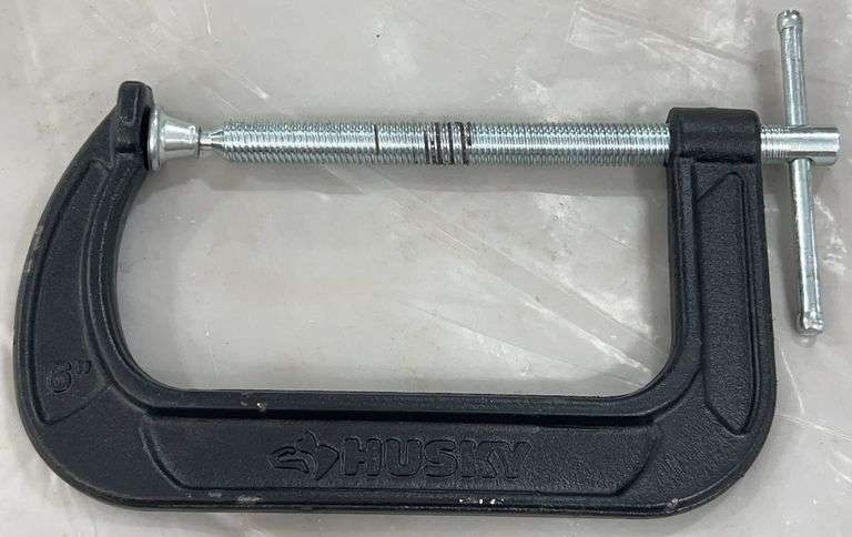 (EZ) Husky 6” Drop Forged C-Clamp - Kraft Auction Service, LLC