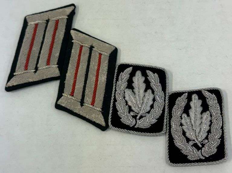 (4) German Elite Guard National Leader Reichsfuhrer Replica Collar Tabs ...