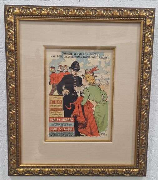 1899 Jules-Alexandre Grun "Western Railroad Of France & London ...