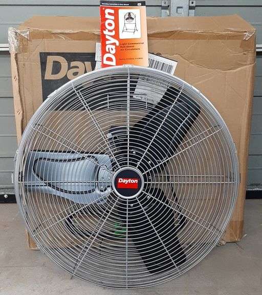 (ZZ) Dayton 24" Portable Shop Fan - Kraft Auction Service, LLC