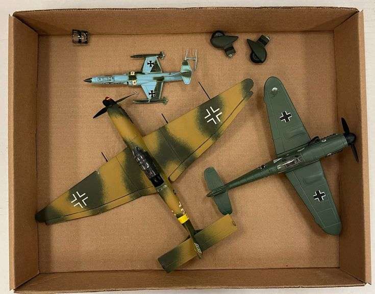 Variety of Small Scale WW2 and Cold War Era German Aircraft Plastic ...