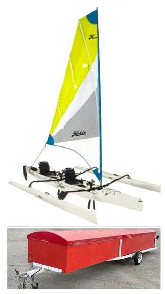 2016? 19ft Hobie Cat Mirage Tandem Island Kayak/Canoe w/Custom Storage ...