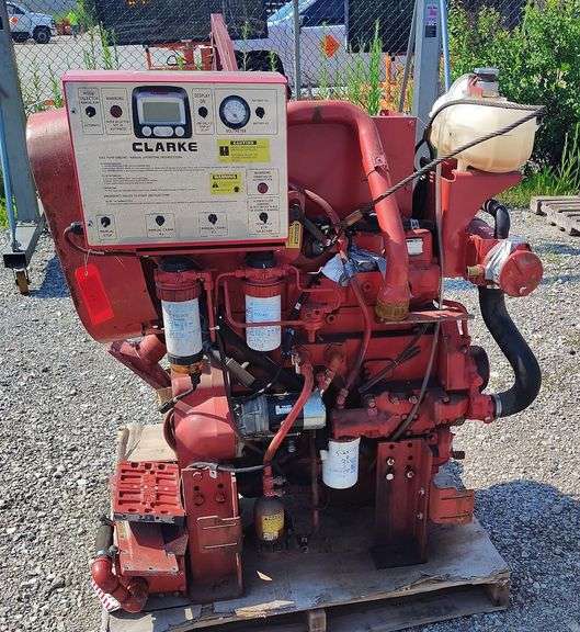 Clarke Fire Pump Engine - Kraft Auction Service, LLC