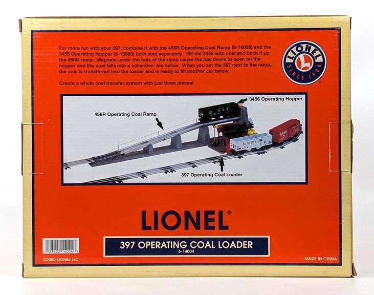 Lionel 397 Operating Coal Loader 14004 - Sealed Box - Kraft Auction ...