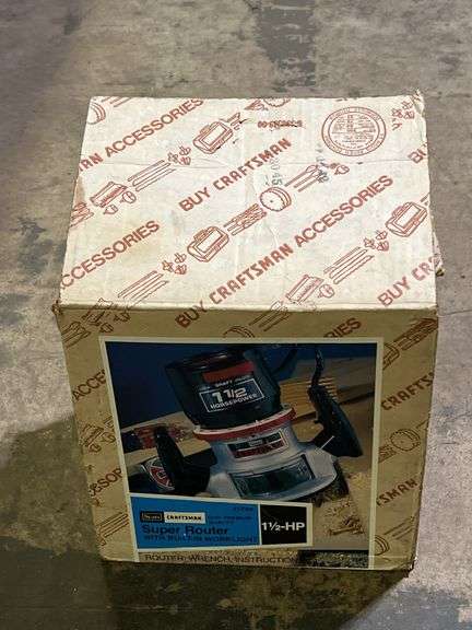 (G) Craftsman Router, Chicago Electric Impact Wrench, Craftsman Jigsaw ...
