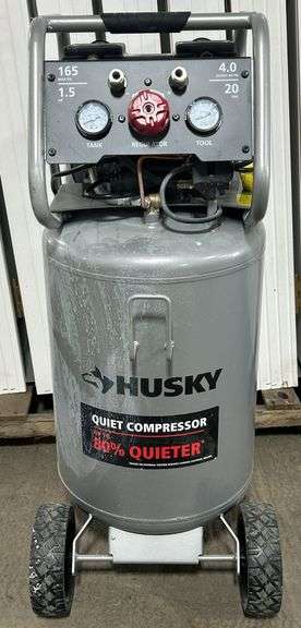 (CY) Husky 20 Gal. 165 PSI Vertical Electric Auto/Workshop Air ...