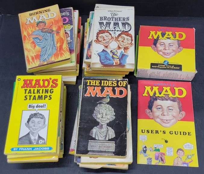 (AG) Mad Magazine Paperback Books - Kraft Auction Service, LLC