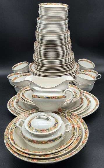 (MC) Johnson Bros. 92 Piece China Set - Kraft Auction Service, LLC