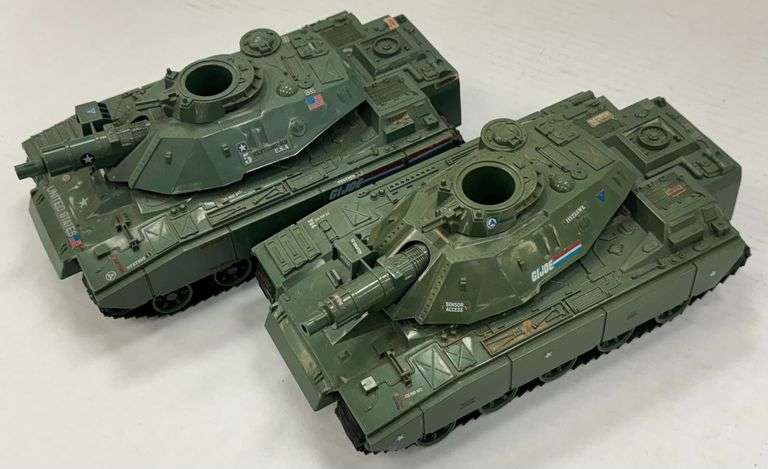 Hasbro 1982 G.I. Joe Motorized Battle Tanks - Kraft Auction Service, LLC
