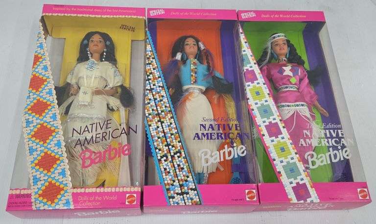 (AS) Mattel Barbie Special Edition Native American - Kraft Auction ...