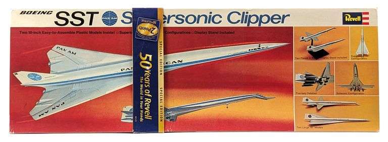 Revell Boeing SST Supersonic Clipper Model Kit - Kraft Auction Service, LLC
