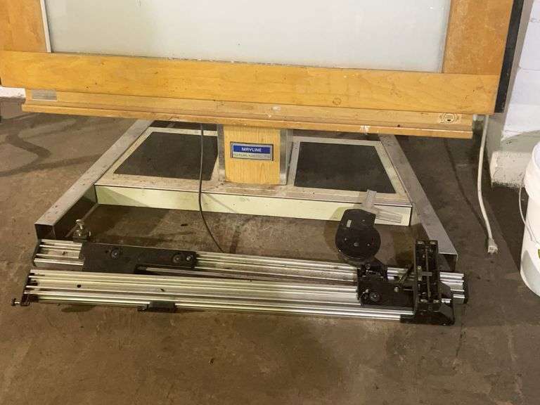 (II) Mayline Futur-Matic Drafting Table 44” x 30” x 56” - Kraft Auction ...
