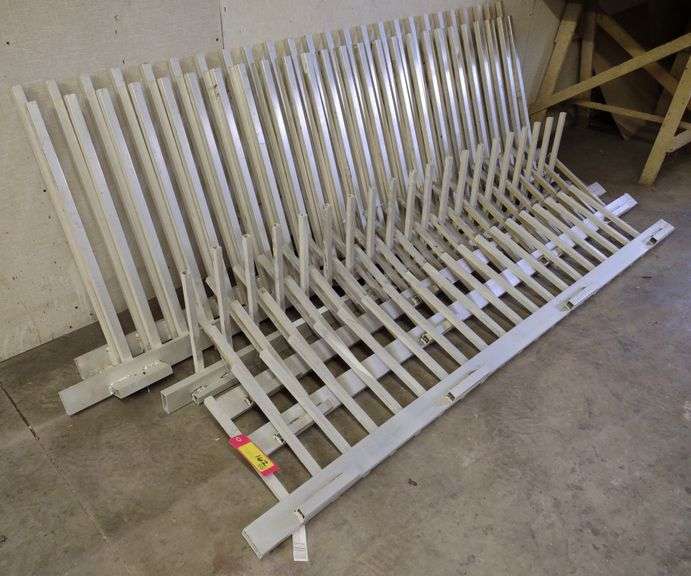 Aluminum Wood Drying Racks - Kraft Auction Service, LLC