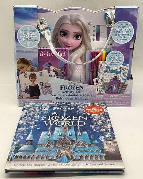 (KC) DISNEY FROZEN ACTIVITY TOTE AND A FROZEN WORLD BOOK - Kraft ...