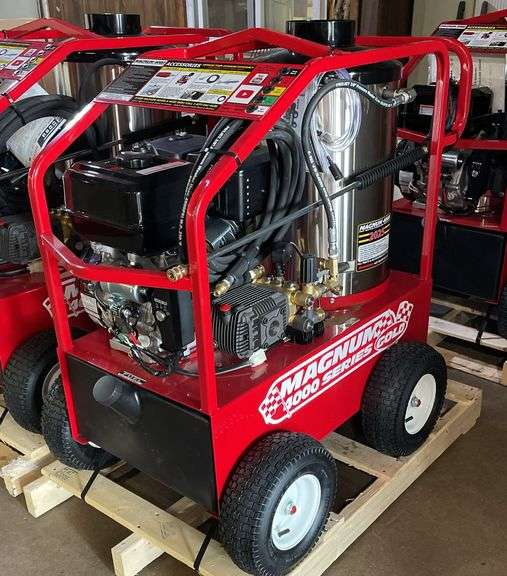 (LM) New 2025 Magnum 4000 Series Gold Pressure Washer - Kraft Auction ...