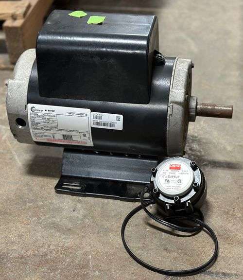 Century Capacitor-Start Air Compressor Motor - Kraft Auction Service, LLC