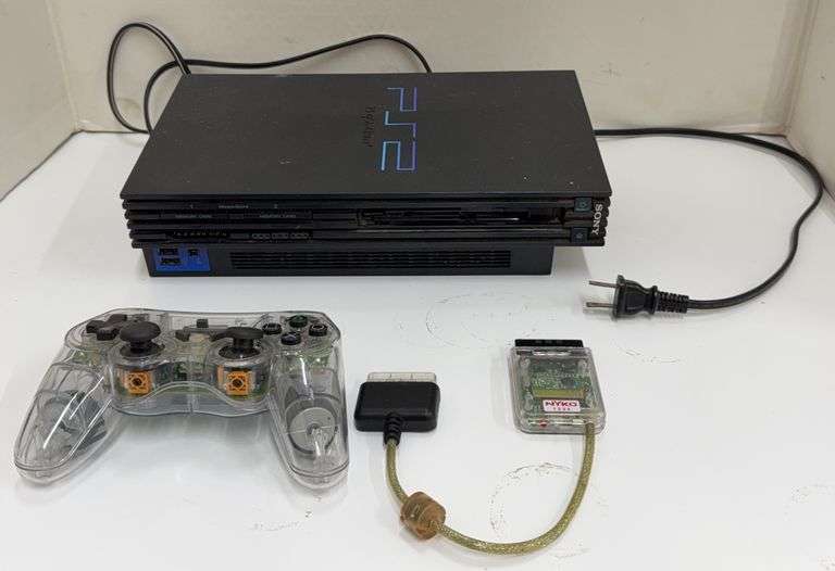 (UU) Sony PlayStation 2, Nyko Wireless Controller, And Nyko 1234 ...