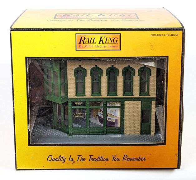 MTH RailKing Jewelry Store Corner Building 30-9034 - Kraft Auction ...