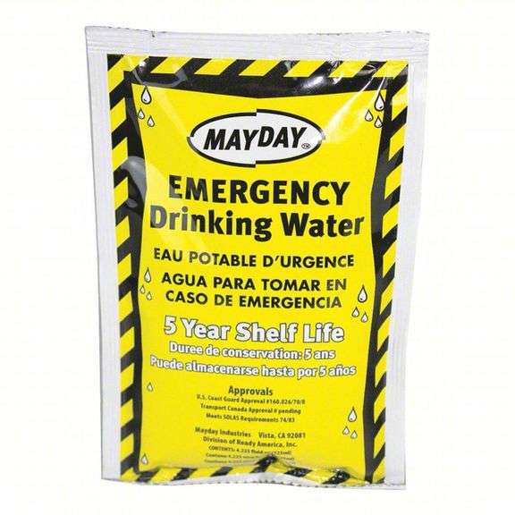 MayDay Emergency Drinking Water Rations - Kraft Auction Service, LLC