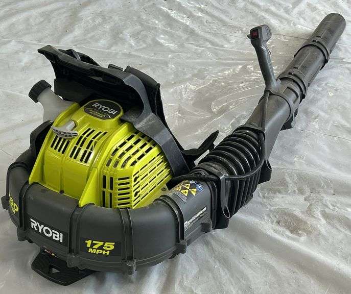 (CU) Ryobi 38cc Gas Powered Backpack Blower - Kraft Auction Service, LLC