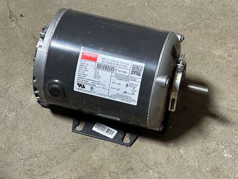 Dayton Split Phase 1-Speed Belt Drive Fan & Blower Motor - Kraft ...
