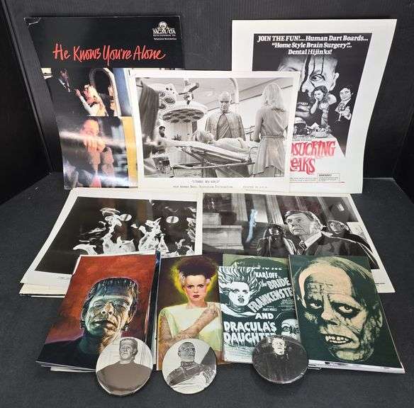 (BG) Sci-fi Horror Ephemera, Includes: Frankenstein, Dracula, Bridge Of ...